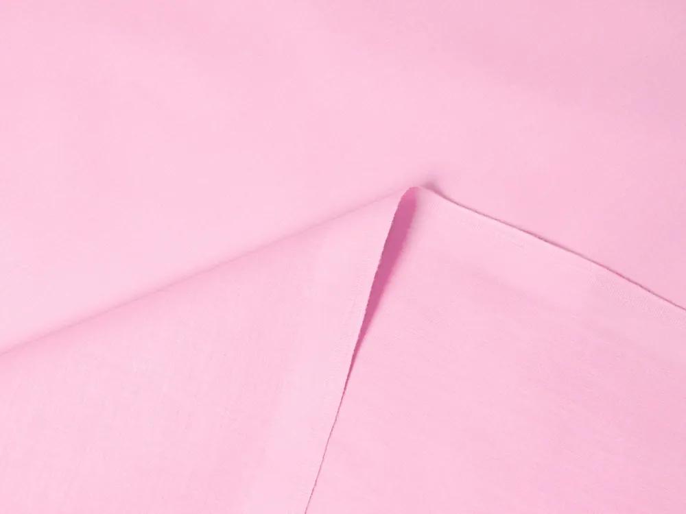 Biante Bavlněný běhoun na stůl Moni MOD-507 Světle růžový 35x120 cm