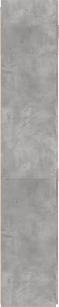 Úložná skříňka betonově šedá 80x42,5x225 cm kompozitní dřevo 3281353