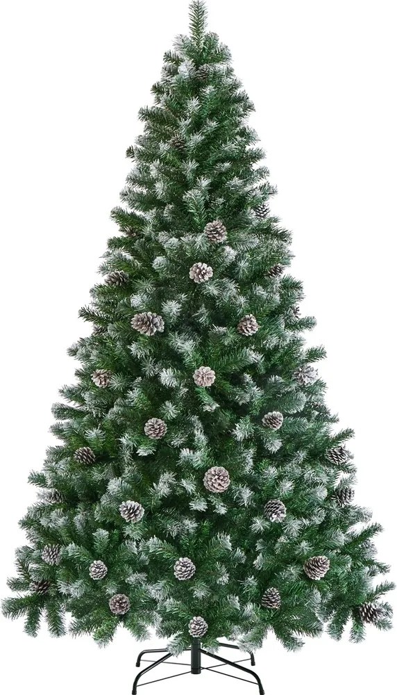 Umělý vánoční stromek Yaheetech – 228 cm (267380630768)