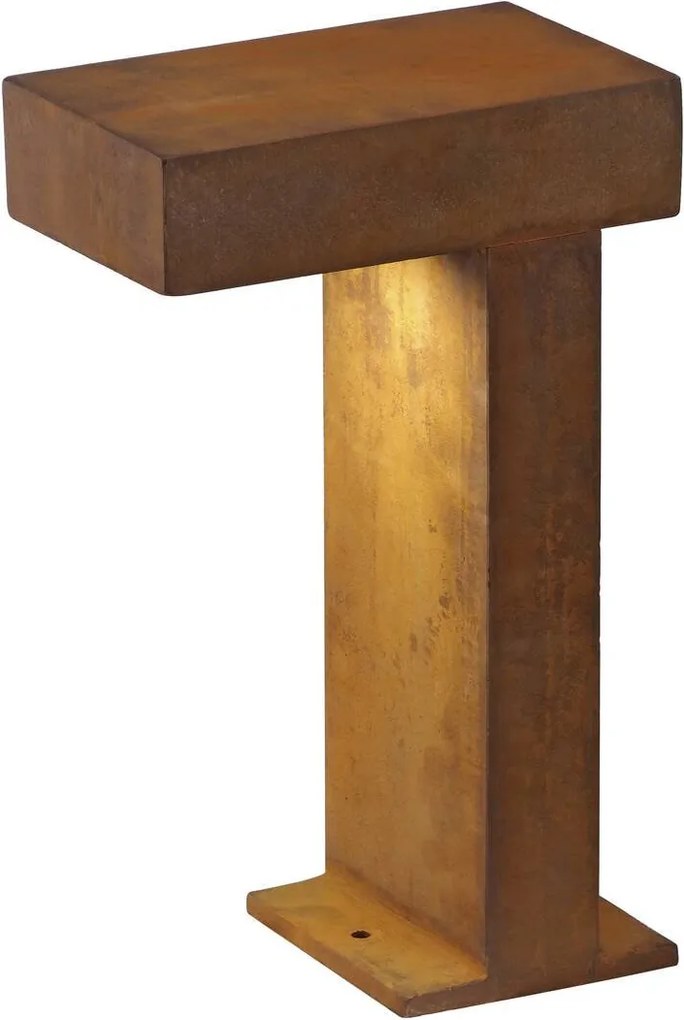 LA 1006346 RUSTY® PATHLIGHT 40 LED venkovní stojací svítidlo, rezavě zbarvené, IP55, 3000K - BIG WHITE (SLV)