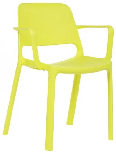 Jídelní židle Pixel / žlutá