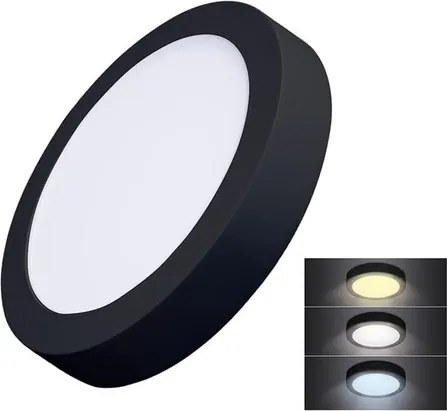 LED světelný panel Solight černá WD172-B
