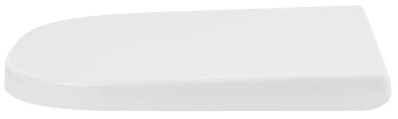 Gamma Lumino, toaletní WC sedátko 445x345mm z polypropylenu s pomalým zavíráním, bílá, GAM-LUMINO