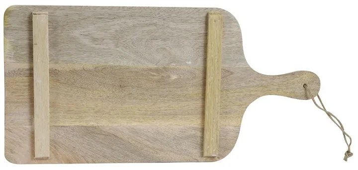 Šedo hnědé dřevěné prkénko Jarpa - 25*2*54 cm