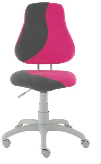 Dětská rostoucí židle ALBA FUXO S-line růžovo-šedá