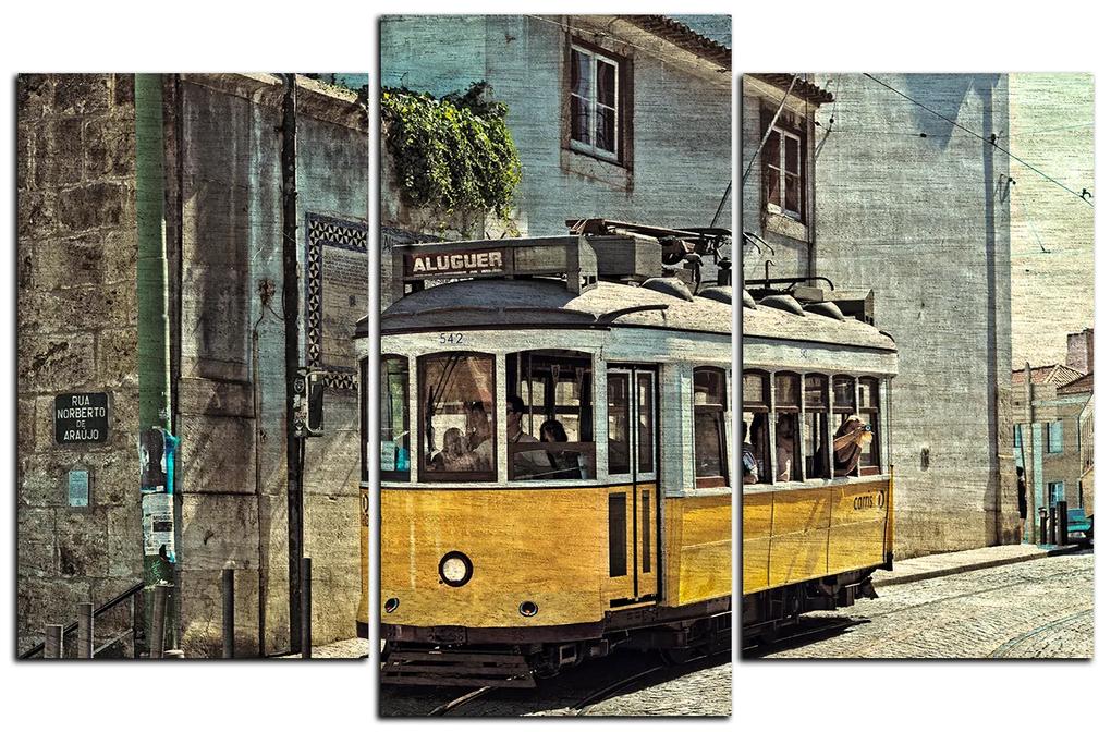 Obraz na plátně - Historická tramvaj 1121C (150x100 cm)