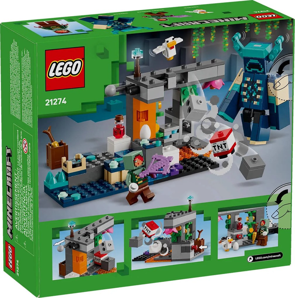 LEGO MINECRAFT Setkání se Strážcem 21274 STAVEBNICE 2221274