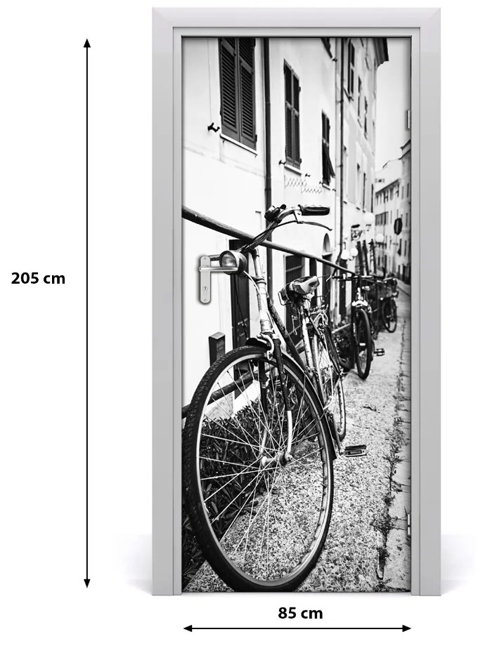 Fototapeta samolepící na dveře Městská kola 85x205 cm