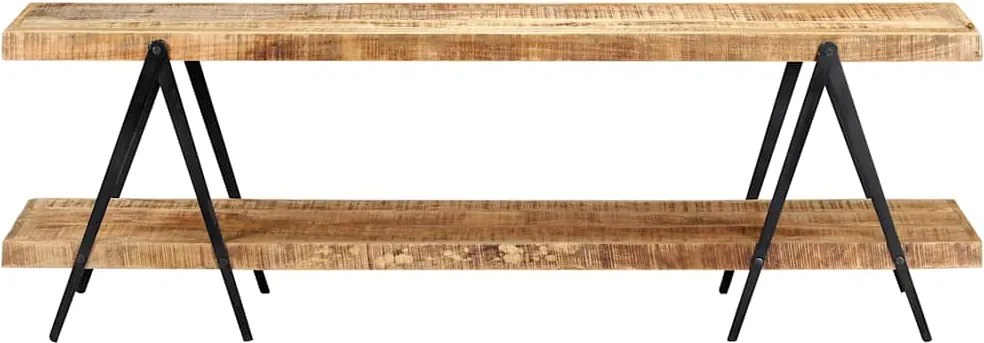 TV stolek 160 x 40 x 50 cm masivní mangovníkové dřevo 247885