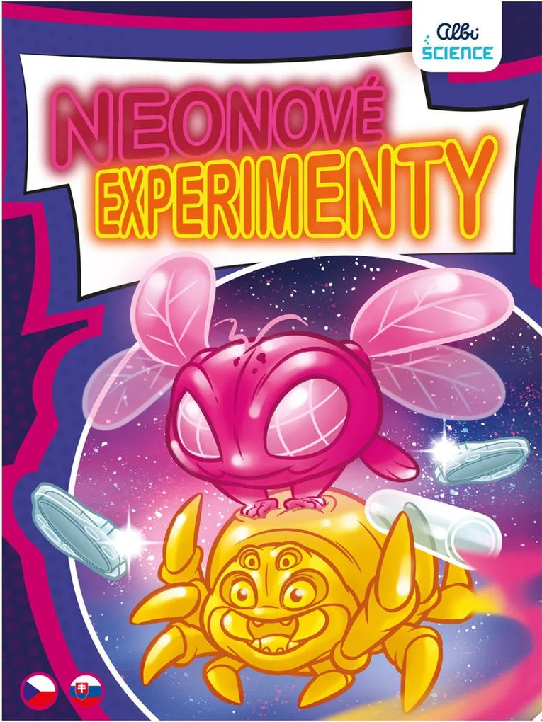 ALBI Science Neonové experimenty 2. vydání svítí ve tmě vědecký set ala9z