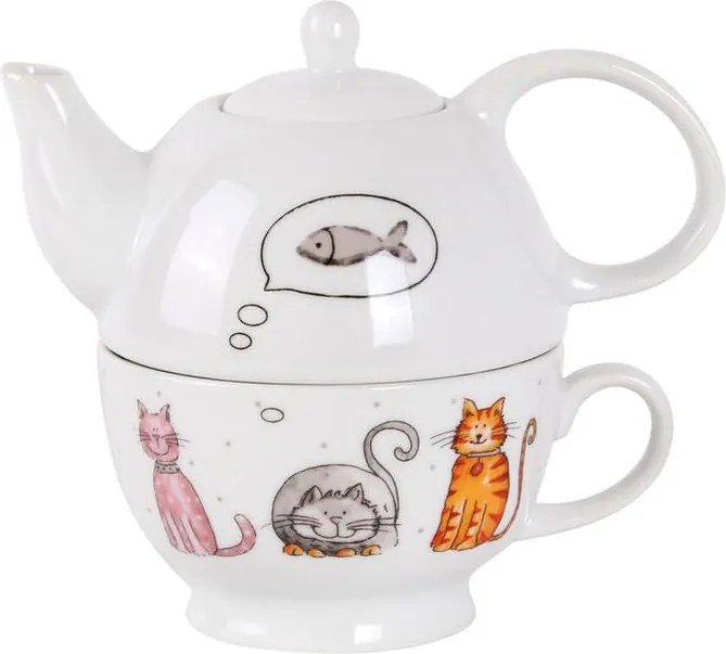 Sada na čaj KOČKY Tea For One