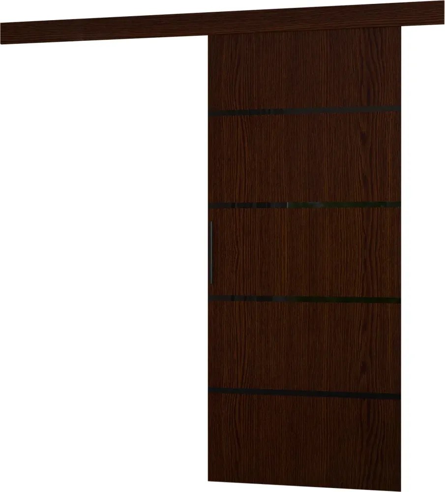 Posuvné nástěnné dveře MUSCHU 96 wenge