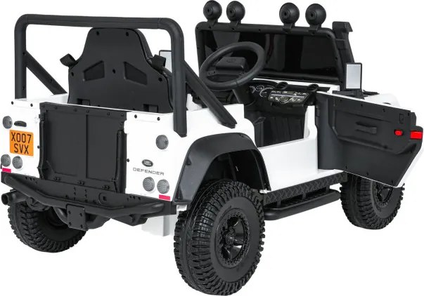 Elektrické autíčko Land Rover Defender 110 SVX bílé