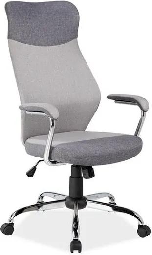 Kancelářská otočná židle Q-319 - šedá