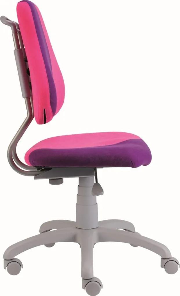 Alba Dětská židle Fuxo S-LINE fialová-růžová