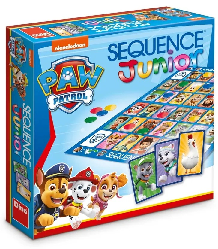 Dino Rodinná hra Sequence Junior Tlapková patrola