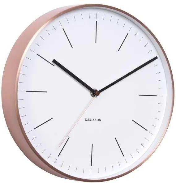 Designové nástěnné hodiny 5507WH Karlsson 28cm