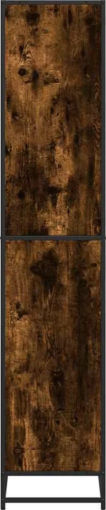 Knihovna kouřový dub 80,5 x 35 x 170,5 cm kompozitní dřevo 3300857