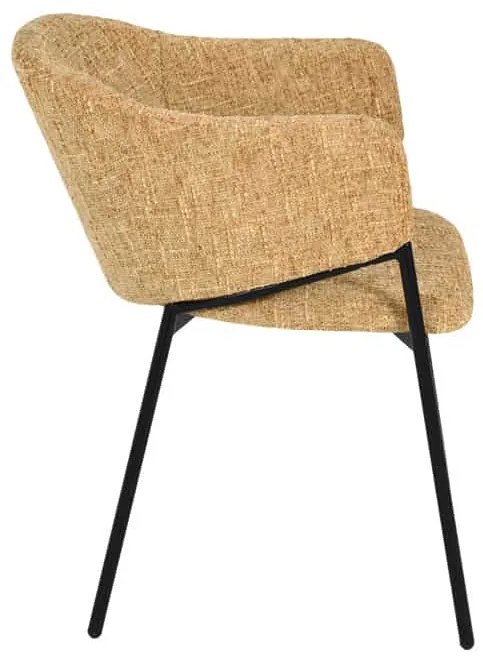 Designová židle Nikolai hořčicová