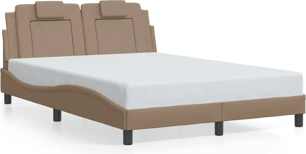 Rám postele Viana s LED bez matrace cappuccino 120 x 200 cm 3214012