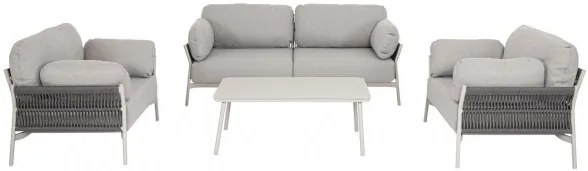 BIZZOTTO Zahradní konferenční stolek SPIKE světlý 104x61 cm
