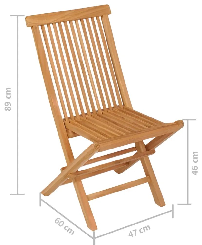9Dílný Zahradní Jídelní Set Masivní Teakové Dřevo
