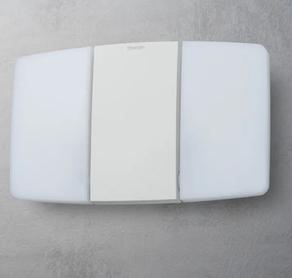 theben - LED Nástěnný reflektor 2xLED/10W/230V bílá IP55