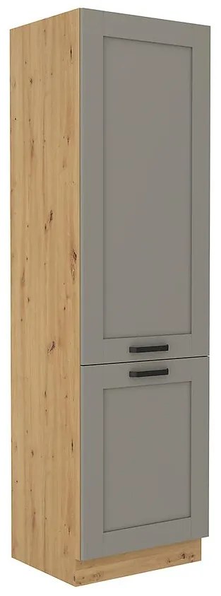 Kuchyňská skříňka Luna claygrey/artisan 60DK-210 2F