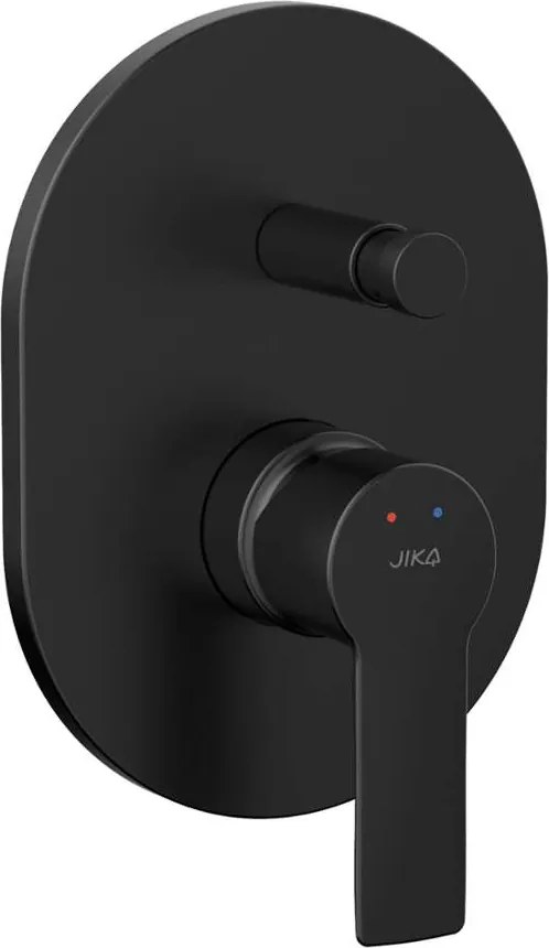 Jika Ponta Style - Baterie pod omítku, s tělesem, matná černá H3212H67160001