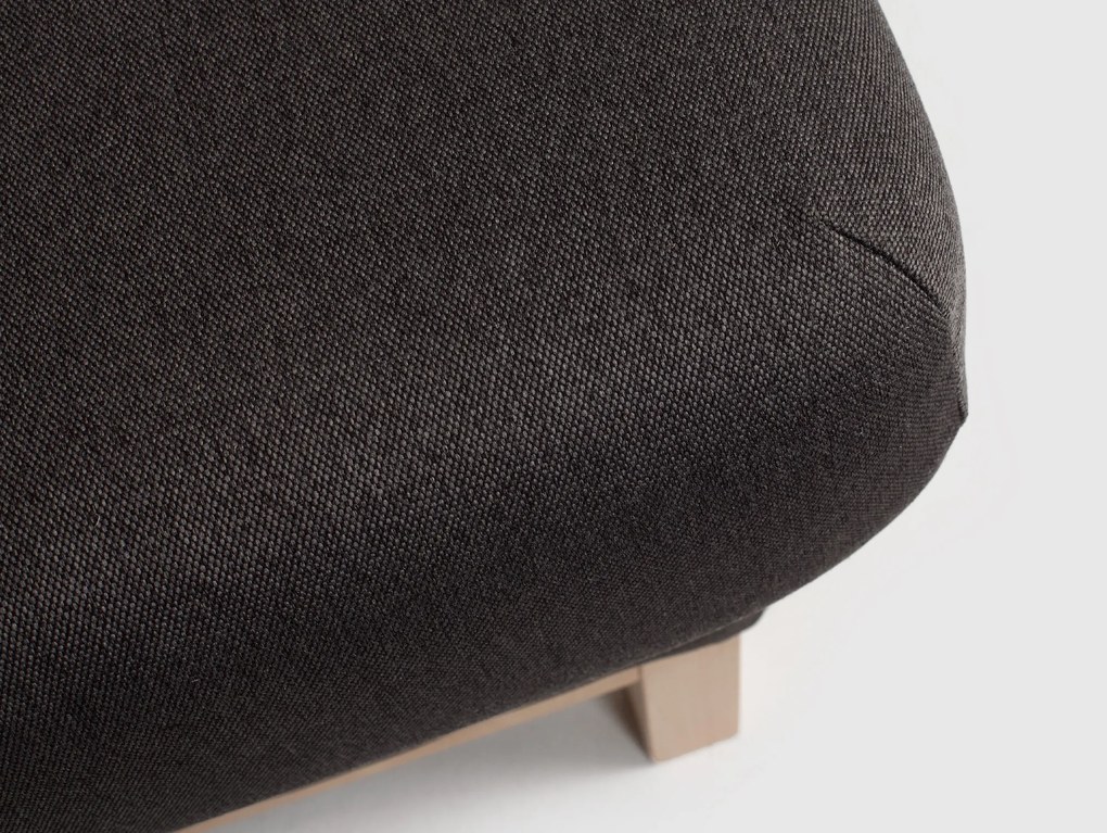 Nordic Design Antracitově šedá látková podnožka Skandi
