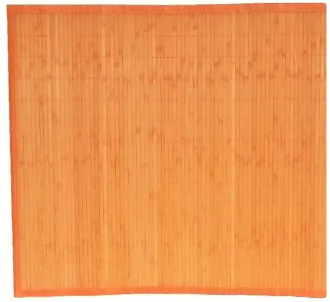 Bamboozone Rohož bambusová, za postel, na zeď, s textilií, oranžová, 90 x  200 cm | BIANO