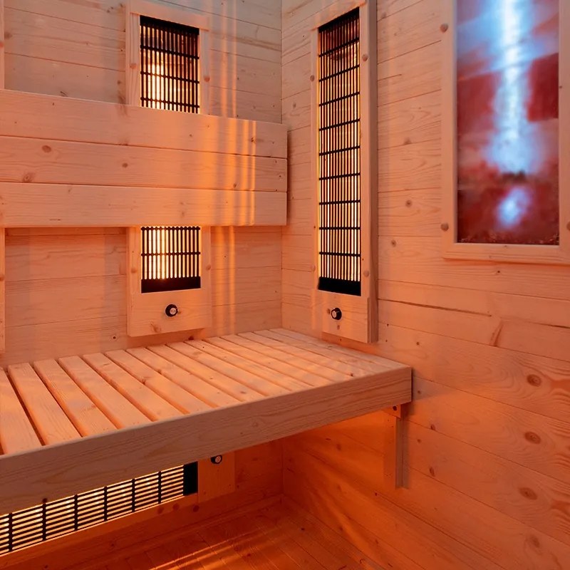 BPS-koupelny Infrasauna Relax HYD-6712 120x105, 1-2 osoby