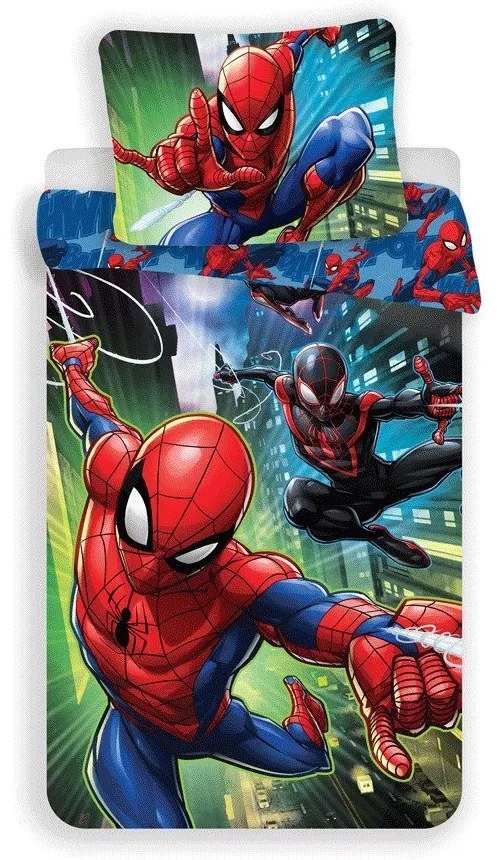 Bavlněné dětské povlečení na jednolůžko 140x200 cm Spider-man – Jerry Fabrics