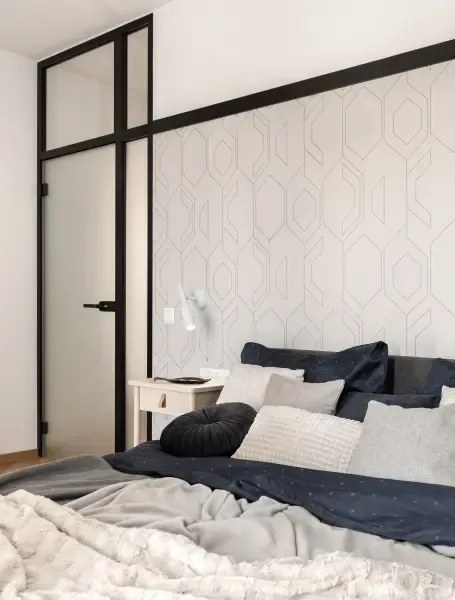 Designové nástěnné svítidlo Joy bílé