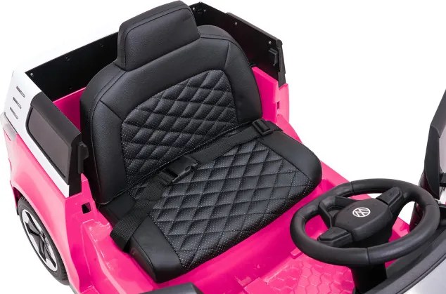 Elektrické autíčko Volkswagen ID BUZZ růžové