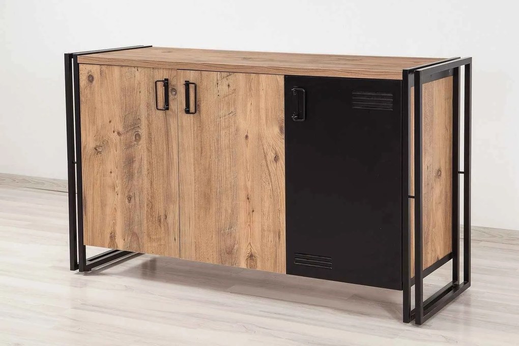 Designová komoda Ilaria 140 cm borovice