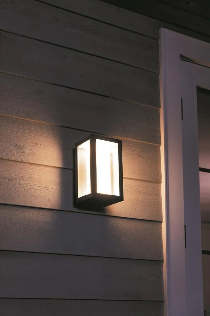 PH 17429/30/P7 Hue LED White and Color Ambiance Venkovní nástěnné svítidlo Philips Impress 17429/30/P7 černé 2200K-6500K RGB - PHILIPS HUE (915005730601)
