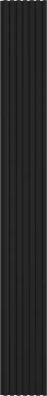 Mexen Lam-F, akustické stěnové lamely 275 × 31,5 cm, filc 6 mm, černá lesklá, S105-275317-2812-055