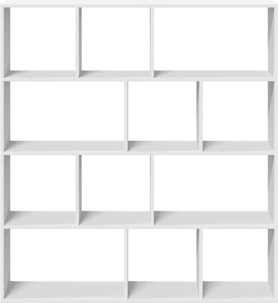 Knihovna bílá 132 x 29 x 141,5 cm kompozitní dřevo 3310307