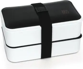 Iris Barcelona Obědový box s příborem Bento 1.2 l bílý