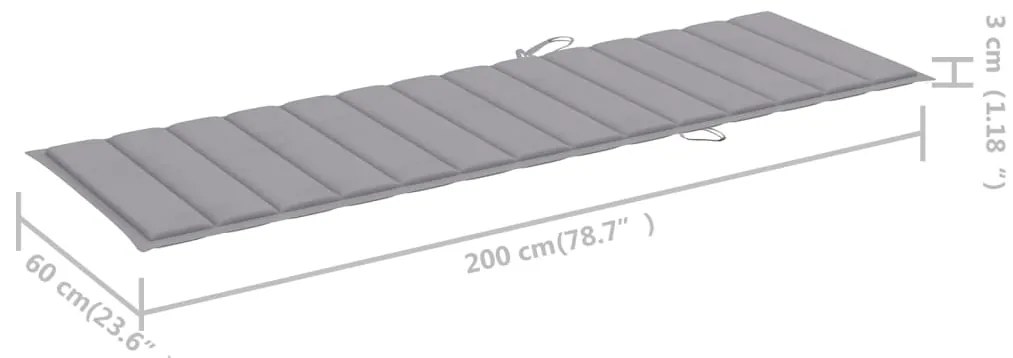 vidaXL Marketos Zahradní lehátko pro dva s poduškami bambus