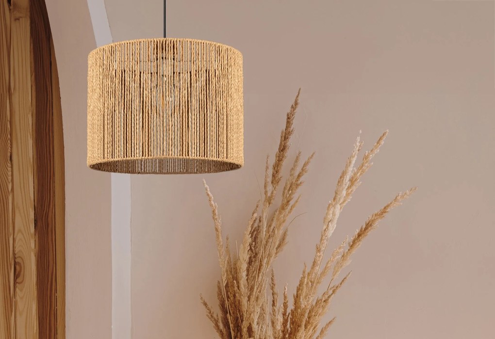 Závěsný lustr APP1325-1CP 40 cm přírodní