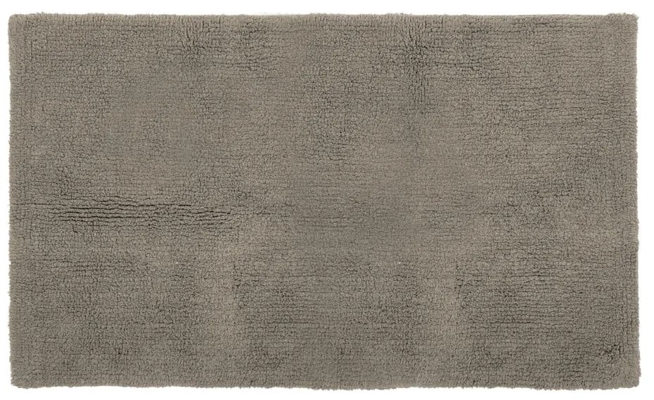 Hnědá bavlněná koupelnová předložka Tiseco Home Studio Luca, 60 x 100 cm