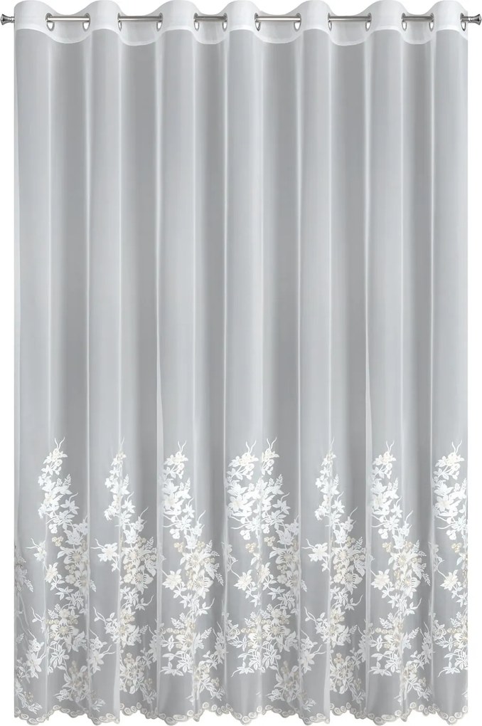 ZÁCLONA NA KROUŽCÍCH ALIRA 300 CM X 250 CM CM VZOROVANÁ