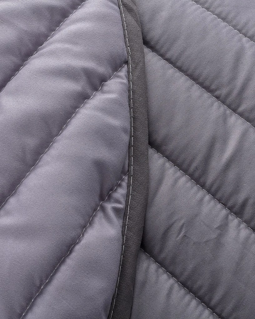 Prošívaný přehoz Soft Touch 220x240 cm šedý