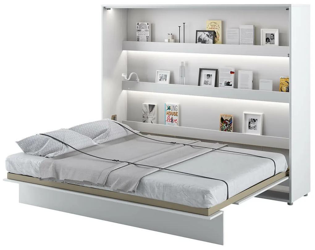 Lenart výklopná postel Bed Concept BC-14 (160) - bílý lesk