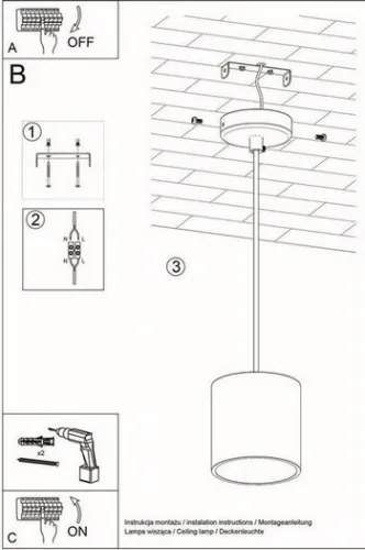 Lustr SOLLUX Orbis 1 GU10 1x40W bez zdroje SL.0052 šedá