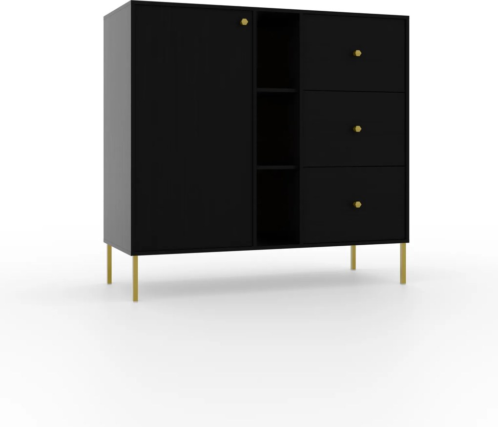 ADRK Furniture Komoda 1D 3S 3P Tili ADRK-CHES-TIL-1D-3S-3P-B