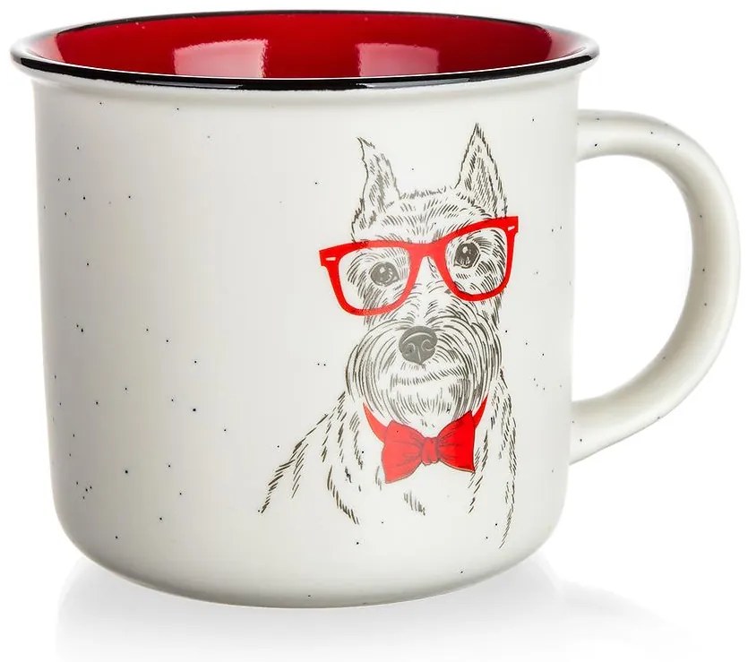 Hrníček kermický Dog with Glasses 400ml 60223158