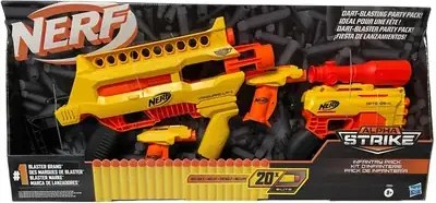 HASBRO Herní sada NERF Alpha Strike / 4 blastery + 20 šipek / plast a